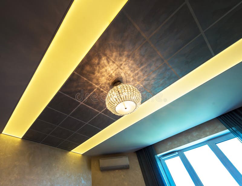 Lamp in modern interior stock image. Image of elegance - 54842313