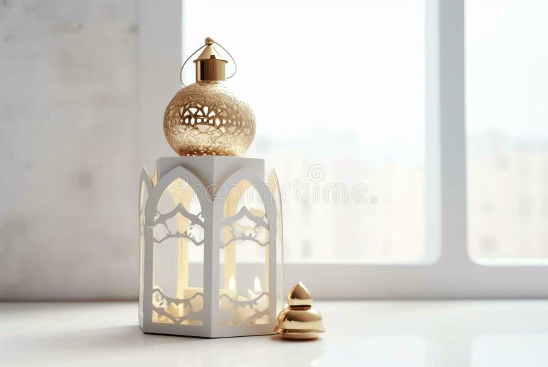 Lamp in a Mosque Lamp on the Ceiling Lamp on the Wall Stock ...