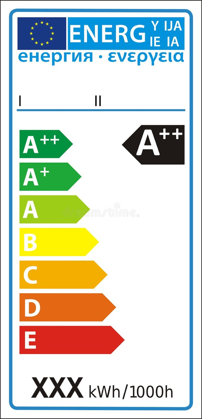 New Energy Rating Graph Label Stock Illustrations – 37 New Energy ...