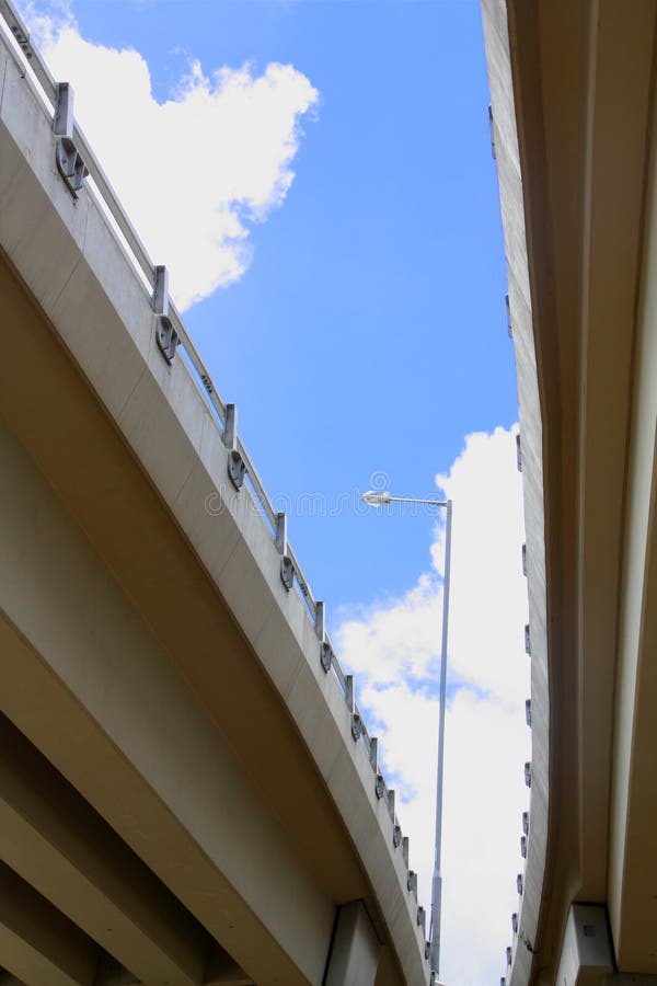 Lamp and overpass stock image. Image of fine, street - 10403375