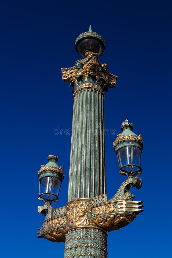 Paris lamp stock photo. Image of architectural, detail - 31431692