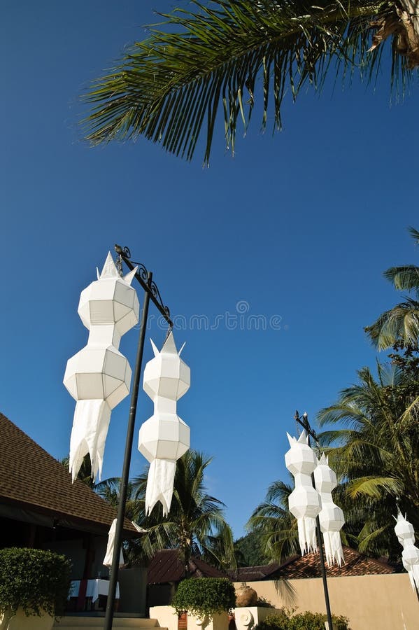 Lamp post stock photo. Image of thailand, travel, idyllic - 12263962