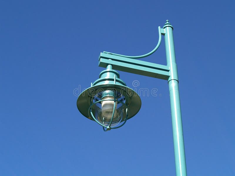 Lamp on Post stock photo. Image of single, bulb, light - 3133204
