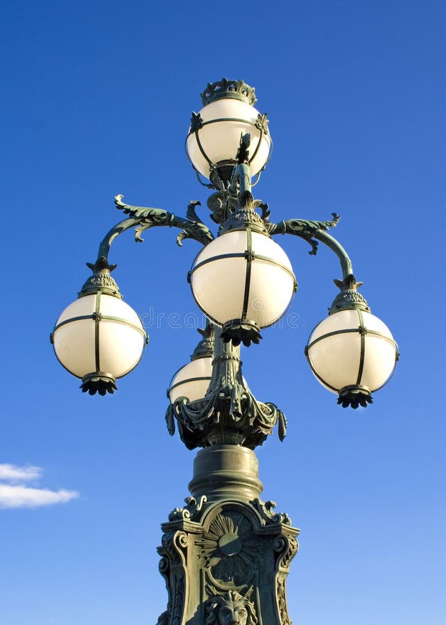 Old Fashioned Oil Street Lamp Stock Image - Image of streetlight, light ...