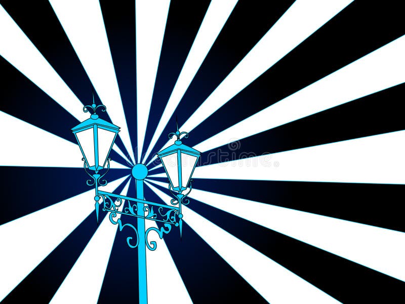 Lamp post stock illustration. Illustration of lamp, background - 9287867