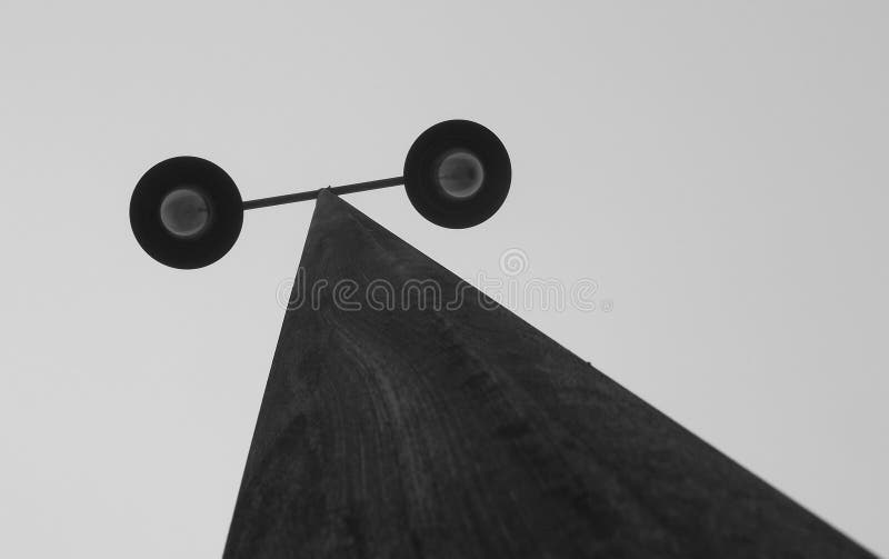 Lamp Post from Below stock image. Image of black, grey - 50244179