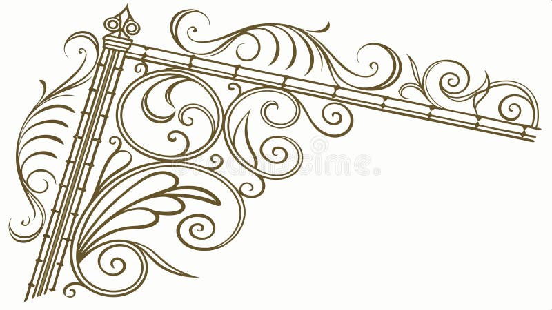 Lamp Post Corner, Vintage Street Design for City Themes and Projects ...