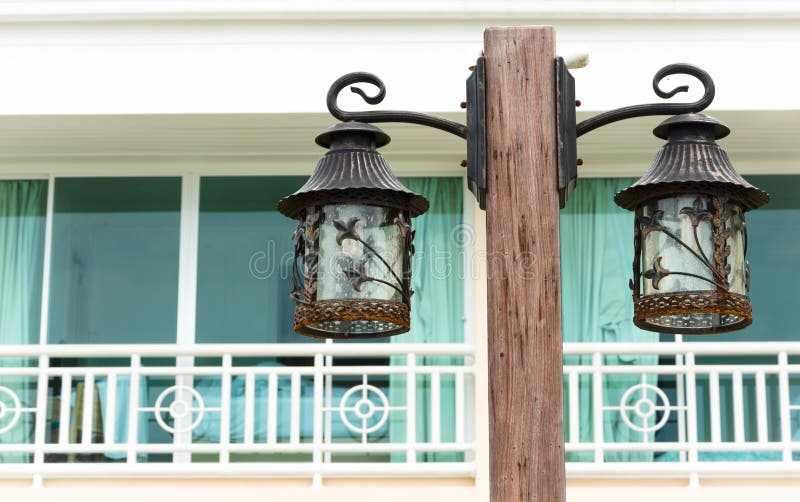 Lamp post stock image. Image of housing, city, floor - 30507933
