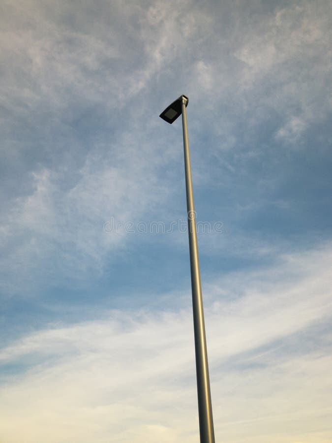 Lamp Post in Front of Cloudy Sky Stock Photo - Image of travel, street ...