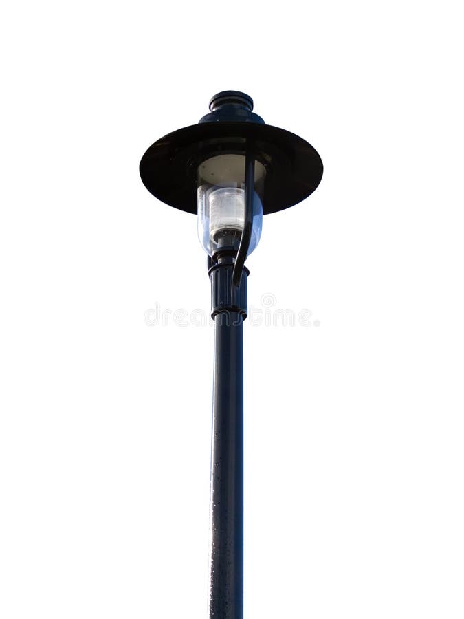 Lamp Post Isolated stock photo. Image of light, close - 4469192