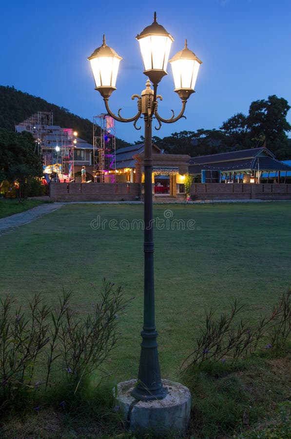 Lamp post electricity stock image. Image of equipment - 16758743