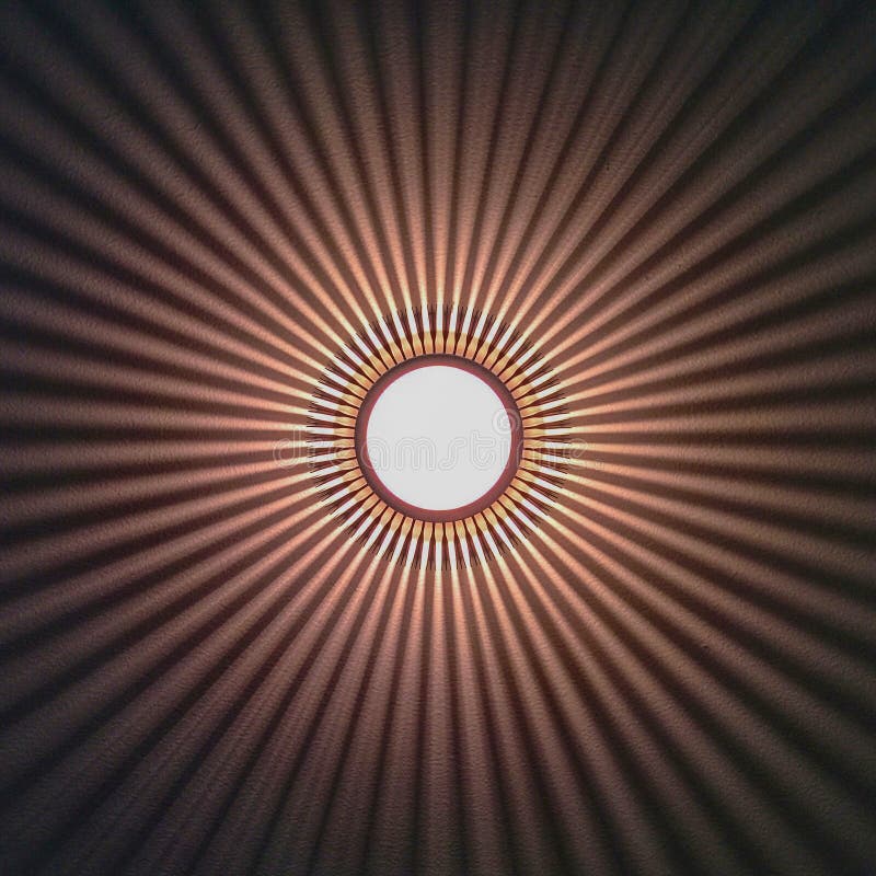 Lamp with radial rays stock photo. Image of lamp, rays - 169942066