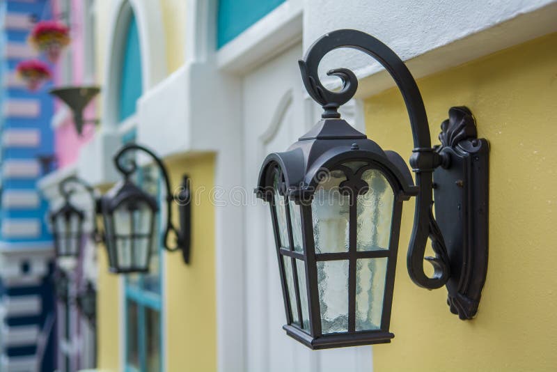 Lamp stock image. Image of asia, hang, house, resort - 42228821