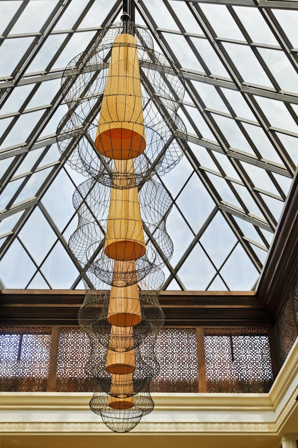 Lamp Shades Clouds and Skylight Stock Image - Image of chains, concept ...