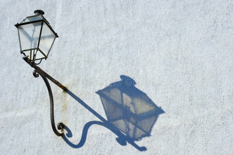 Lamp and shadow. stock photo. Image of texture, rendered - 9232630