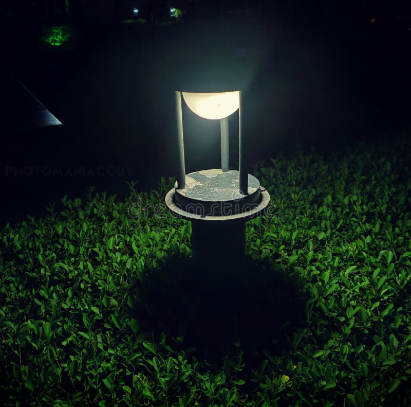 Lamp Shadow Light Green Energy Inspiration Stock Image - Image of ...