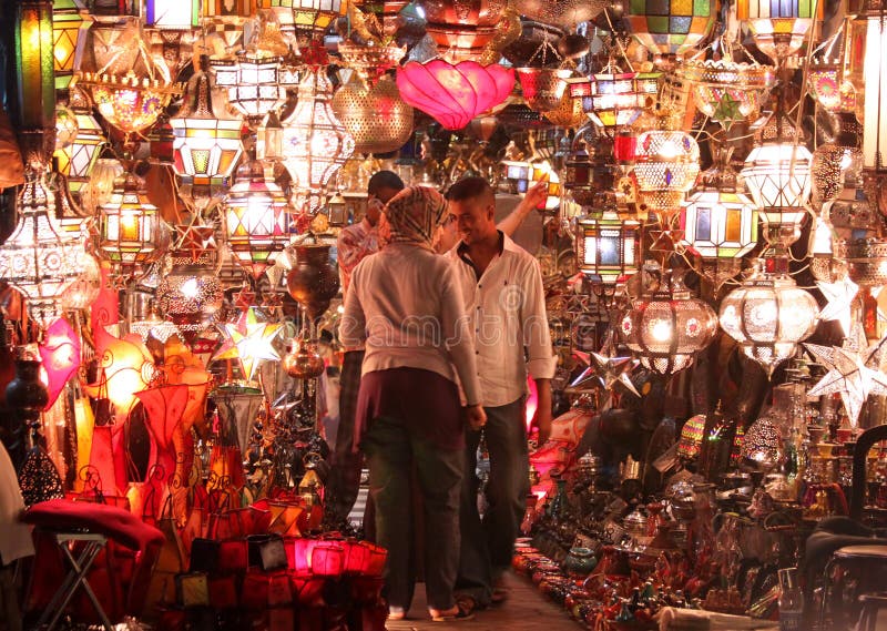 Lamp shop editorial photo. Image of morocco, marrakesh - 21553796