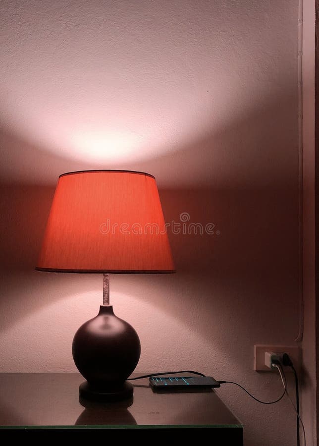Table lamp stock photo. Image of house, lighting, apartment - 259874006