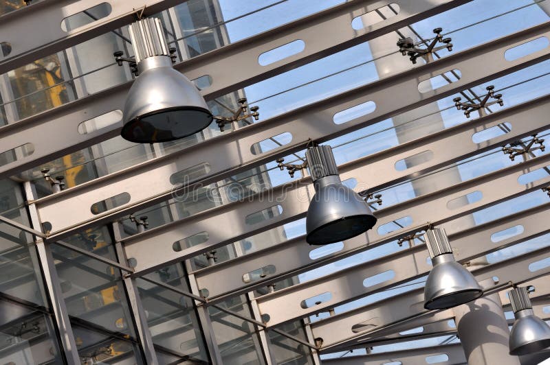 Frame of Steel Structure Construction Stock Photo - Image of ...