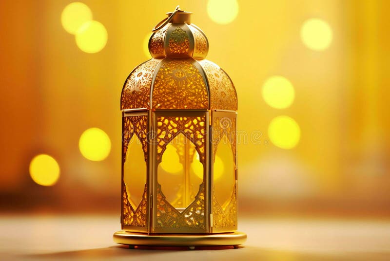 Lamp on the Street Lamp in the Mosque Lamp on the Wall Stock ...