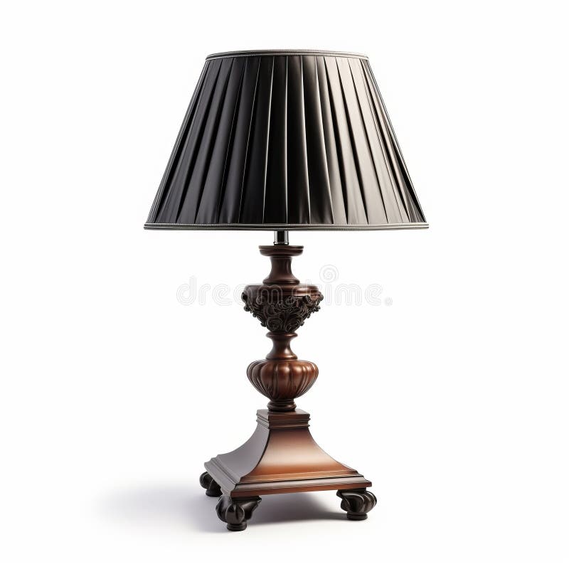 High-quality Lamp Table Isolated on White Background in High Resolution ...