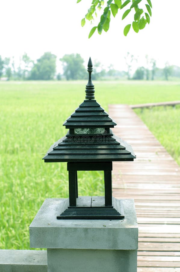 Tropical Resort and Spa Pottery Garden Stock Photo - Image of flower ...