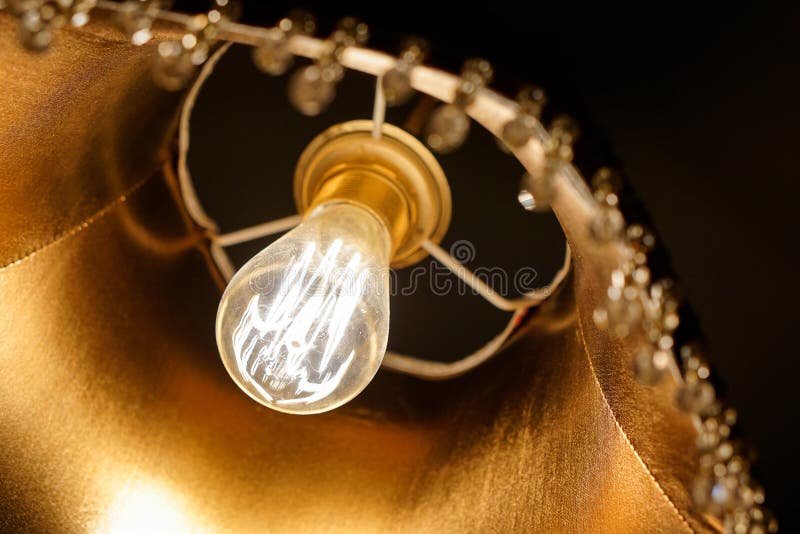 Oil Lamp under old roof stock photo. Image of ceiling - 43248992
