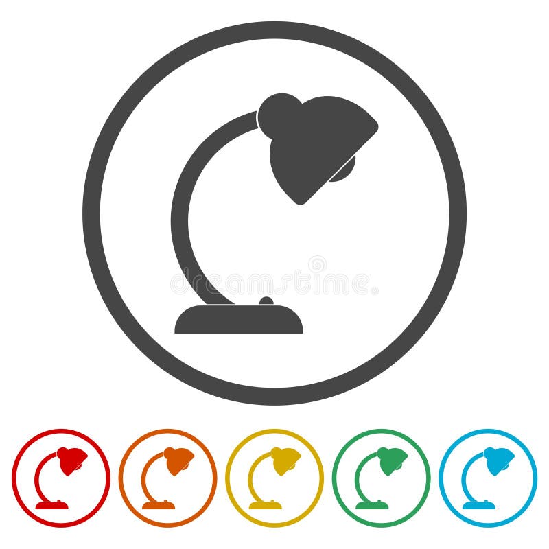 Lamp Vector Icons Set - Illustration Stock Vector - Illustration of ...
