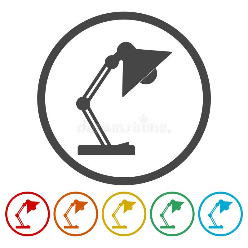 Lamp Vector Icons Set - Illustration Stock Vector - Illustration of ...
