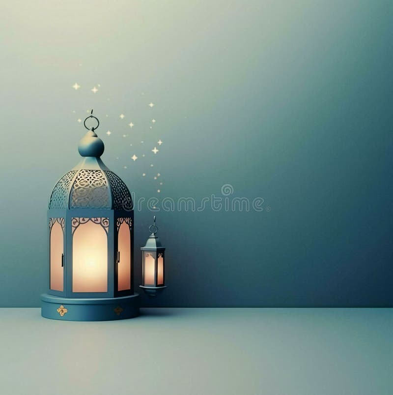 Interior of a Mosque Lamp on a Wall Stock Illustration - Illustration ...