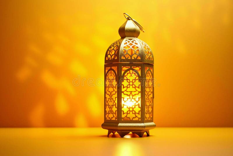 Lamp on the Wall Lamp on the Wall in Mosque Stock Illustration ...