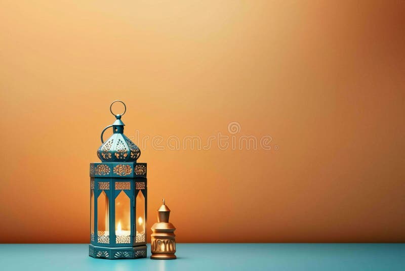 Lamp on the Wall Lamp on the Wall of Mosque Stock Illustration ...
