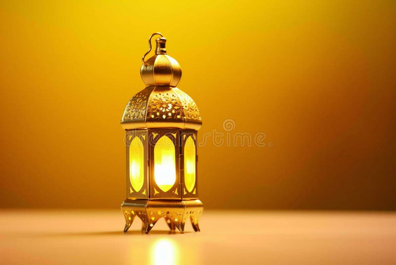 Lamp on the Wall Lamp on the Wall of a Mosque Stock Illustration ...