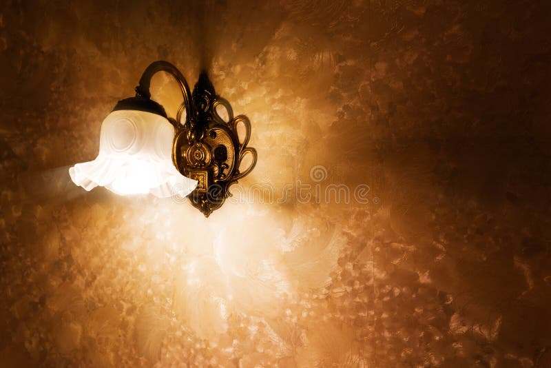 Lamp and wallpaper texture stock image. Image of decor - 19205919