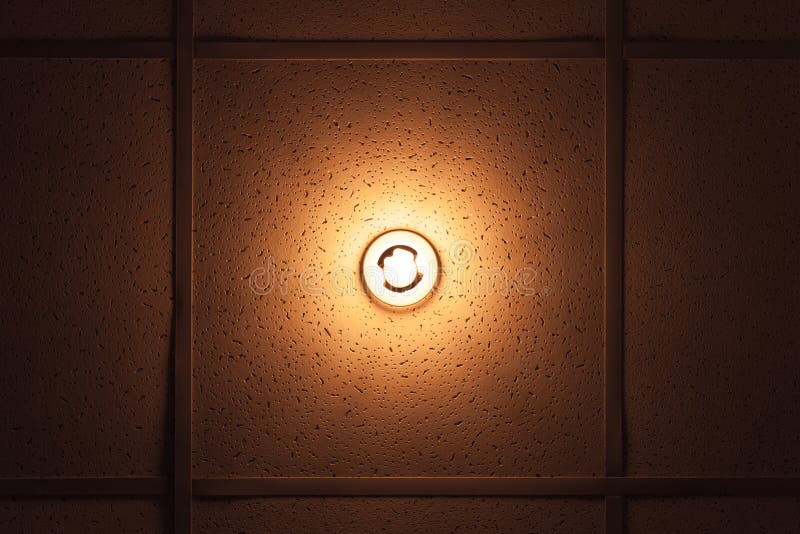 Texture Of Office Lighting On Ceiling Lamp. Stock Image - Image of ...