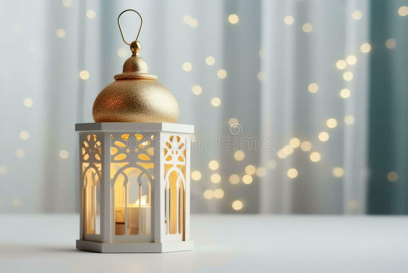 Lamp on the Window Lamp on the Wall Arabic Islamic Calligraphy Stock ...
