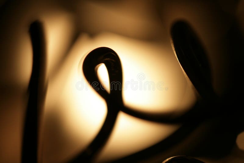 Lamp with wire details stock image. Image of design - 111663257