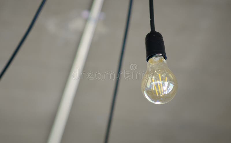 Lamp with wires stock photo. Image of colored, bulbs - 114024476