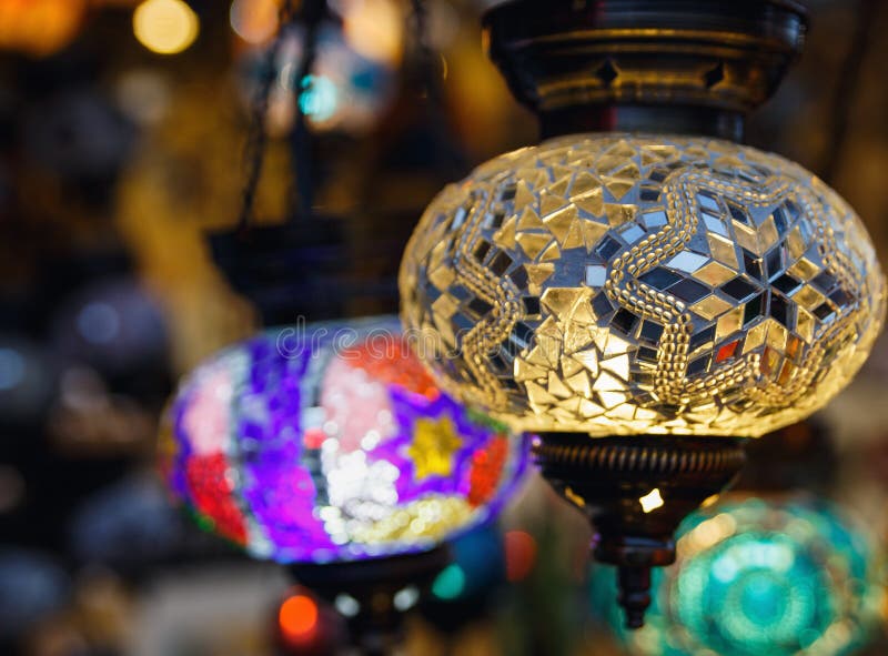 Lampade Turche Fatte a Mano Fotografia Stock - Immagine di tacchino ...