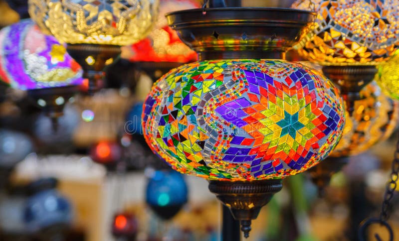Lampade Turche Fatte a Mano Fotografia Stock - Immagine di tacchino ...