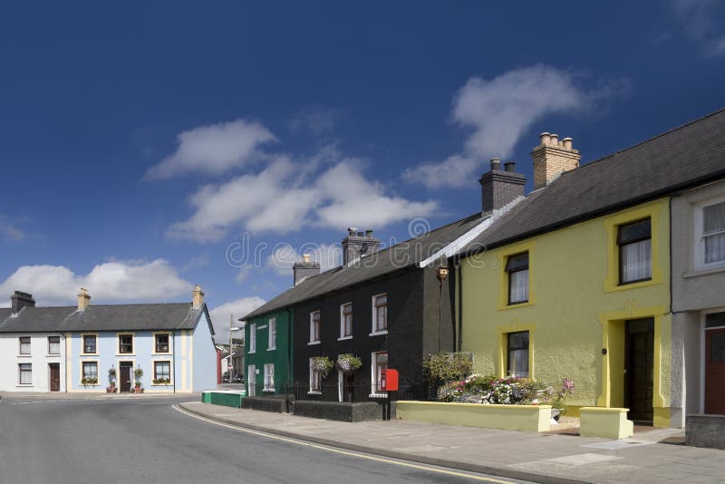 Village Street In Eyeries West Cork Ireland Stock Image Image Of