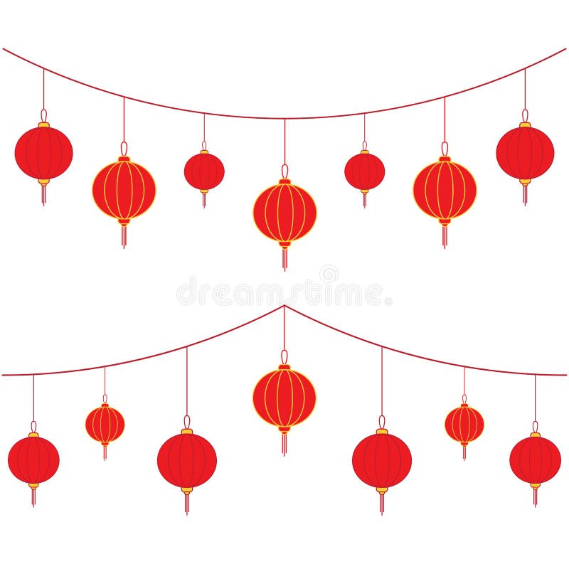 Lampion Vector Design Illustration Stock Illustration - Illustration of ...