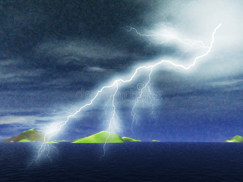 Lampo fotografia stock. Immagine di nave, impressionante - 2972996