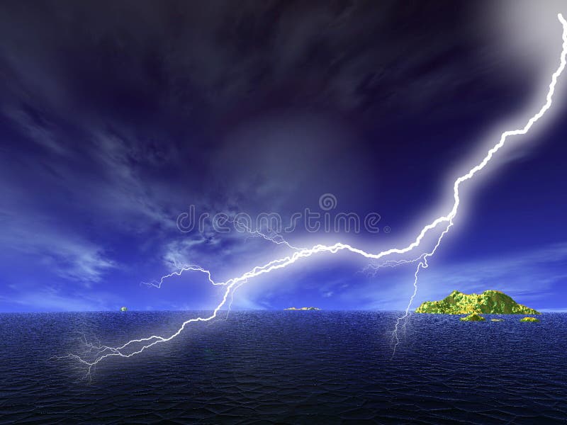 Lampo fotografia stock. Immagine di nave, impressionante - 2972996