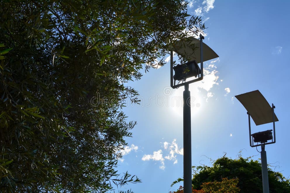 Lamppost in the Park stock photo. Image of construction - 227740066
