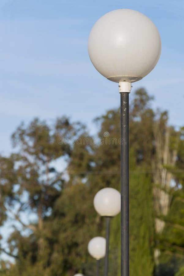 Lampposts. stock photo. Image of lamppost, trim, electricity - 68338038