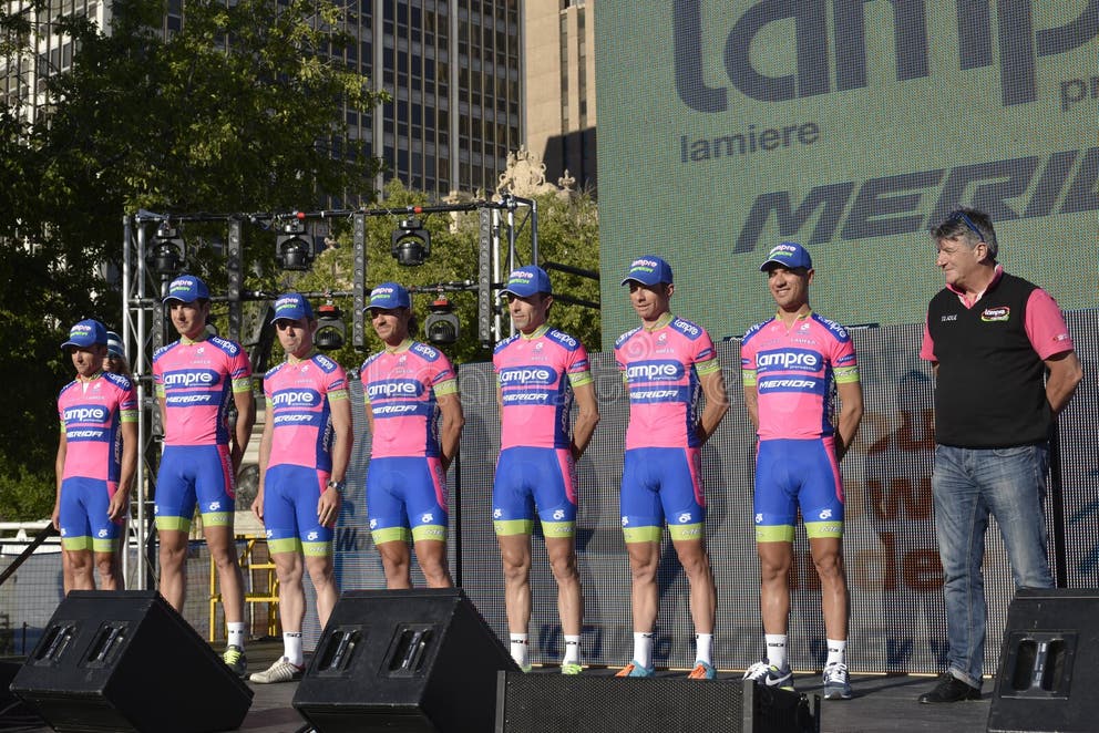 Lampre Professional Cycling Team Editorial Stock Image - Image of ...