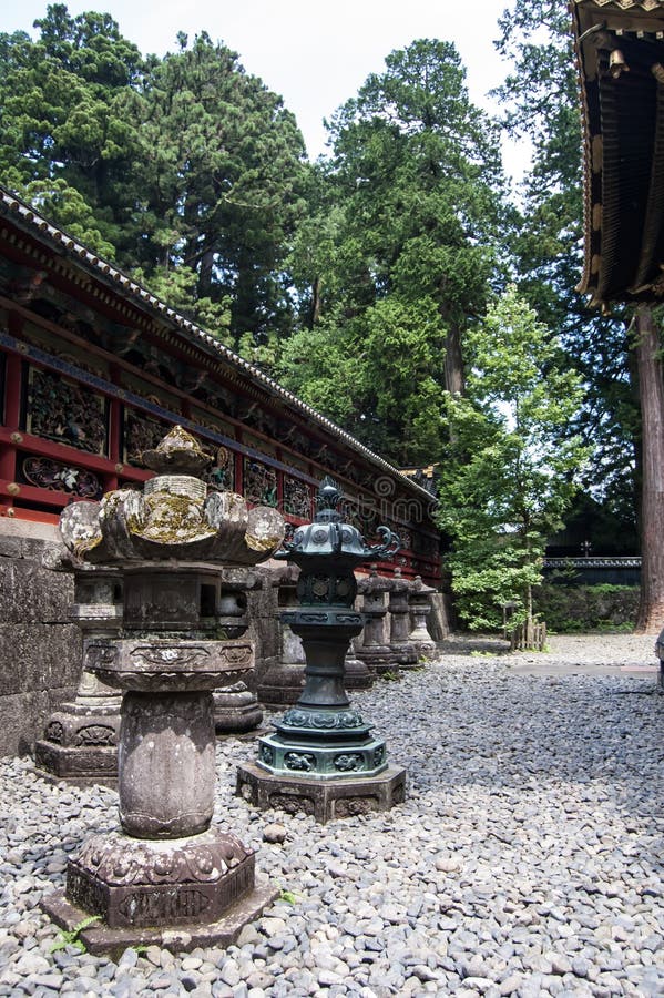 Lamps in the forest stock photo. Image of relaxation - 45517376