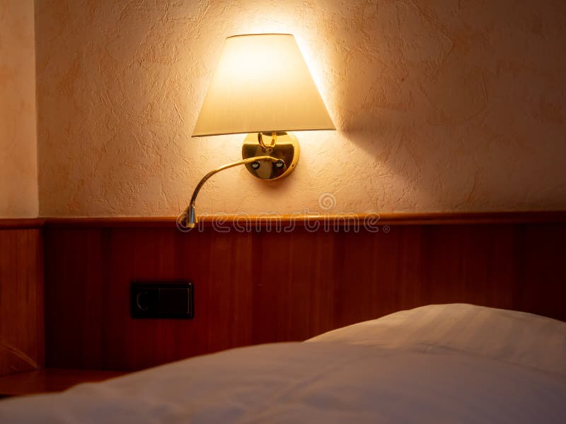 Lamps in the hotel. stock image. Image of elegance, furniture - 250650735