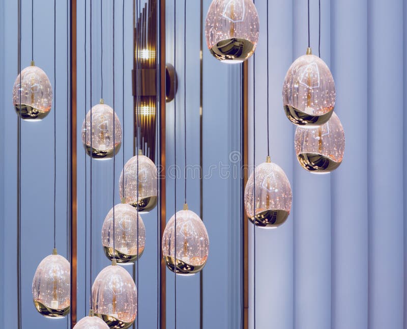 Lamps of the luster stock image. Image of closeup, indoor - 256250147